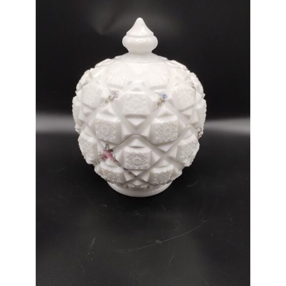 Westmoreland | Accents | Vintage Westmoreland Milk Glass Lid Candy Dish ...